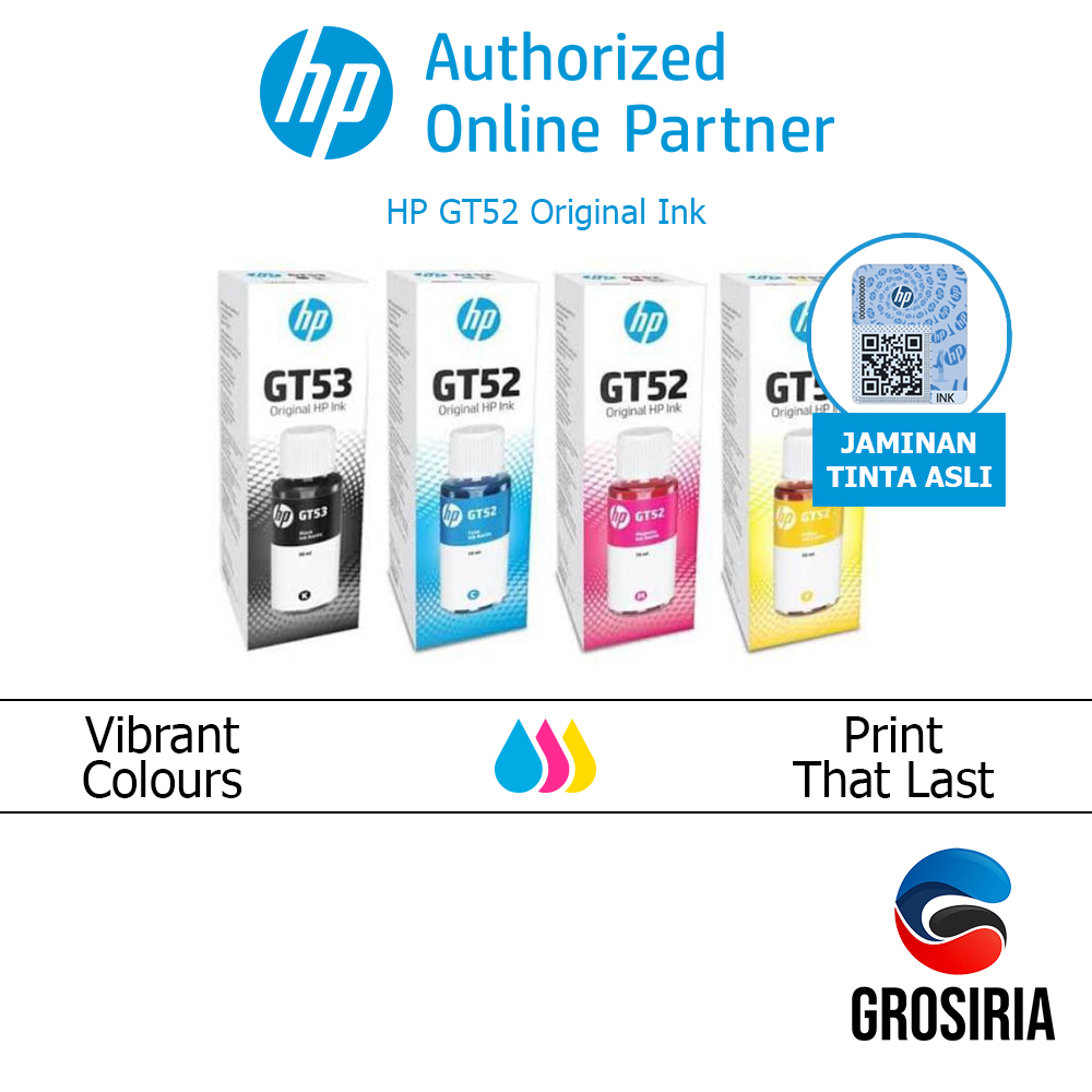 Jual HP Tinta GT52 Magenta Original Ink Bottle [M0H55AA] | Shopee Indonesia