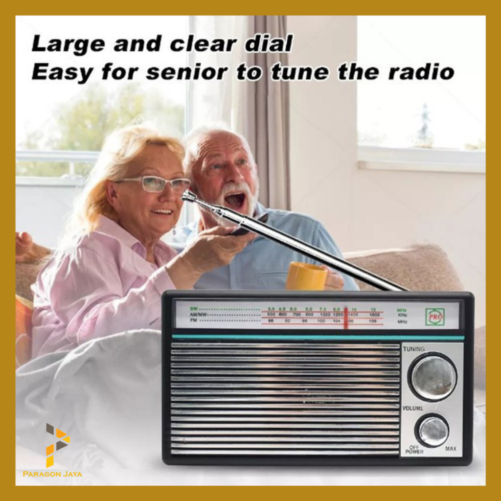 Jual Speaker Radio Jadul Inter SN 1201 Model Big Sound Portable AM FM ...