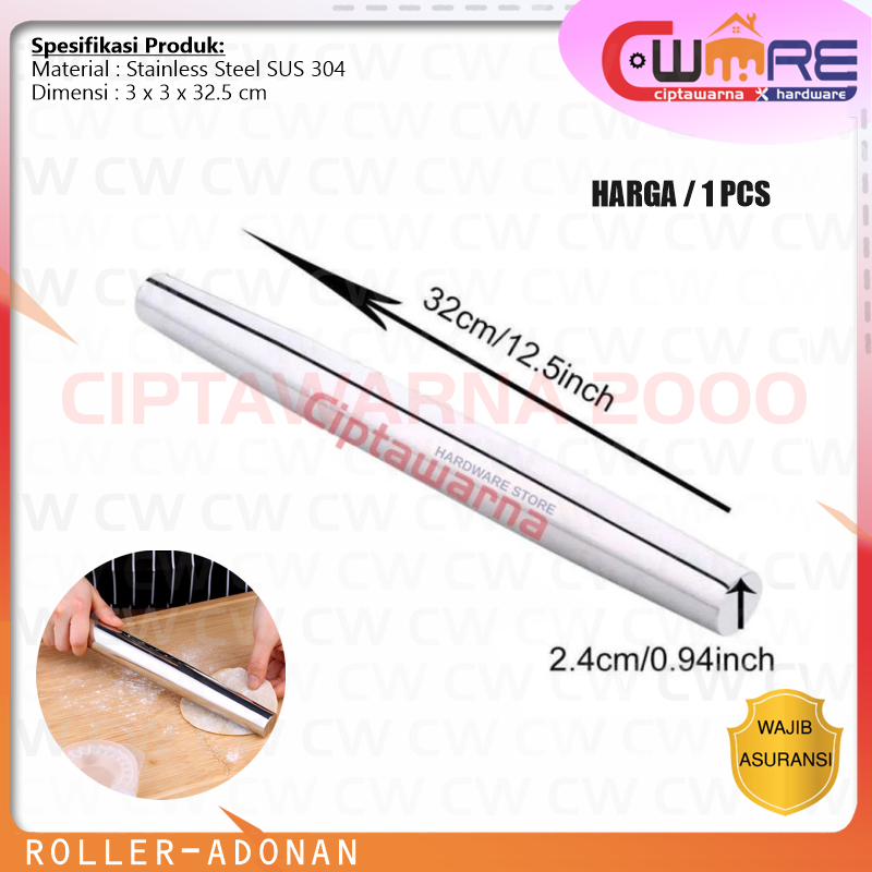 Jual Alat Rol Roller Adonan Kue Rolling Pastry Baking Tool - BDB CwNs ...