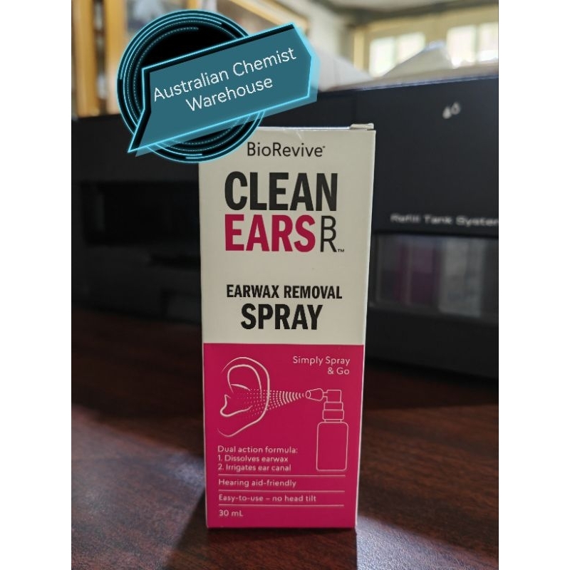 Jual CLEAN EARS EARMAX REMOVAL SPRAY 30mL - Made in Australia | Shopee ...