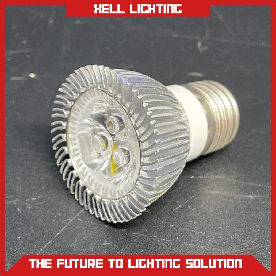Jual LAMPU HALOGEN 3 LED 3W FITTING E27 220V CAHAYA KUNING | Shopee ...