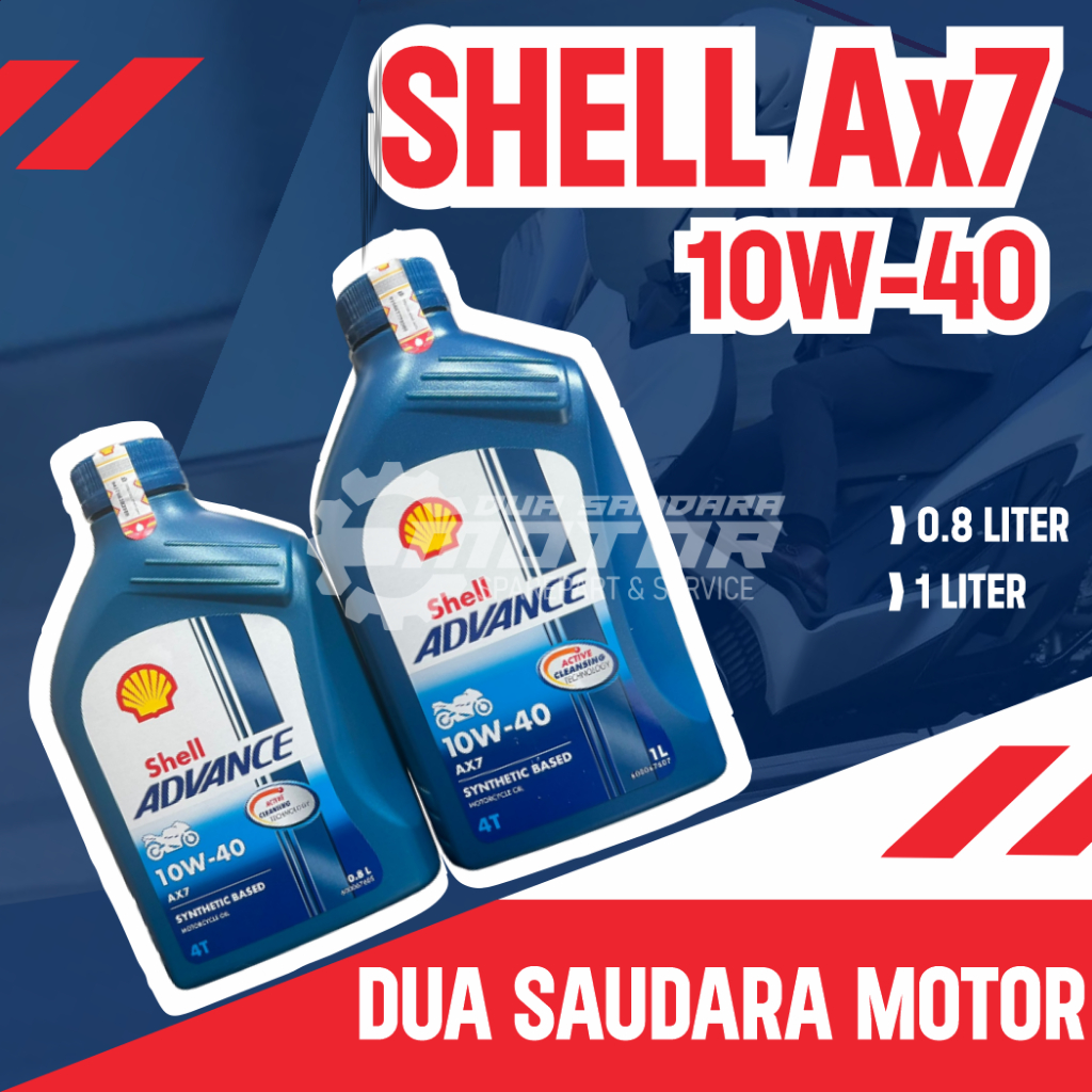 Jual SHELL ADVANCE AX7 10W-40 SYNTHETIC BASED | Shopee Indonesia