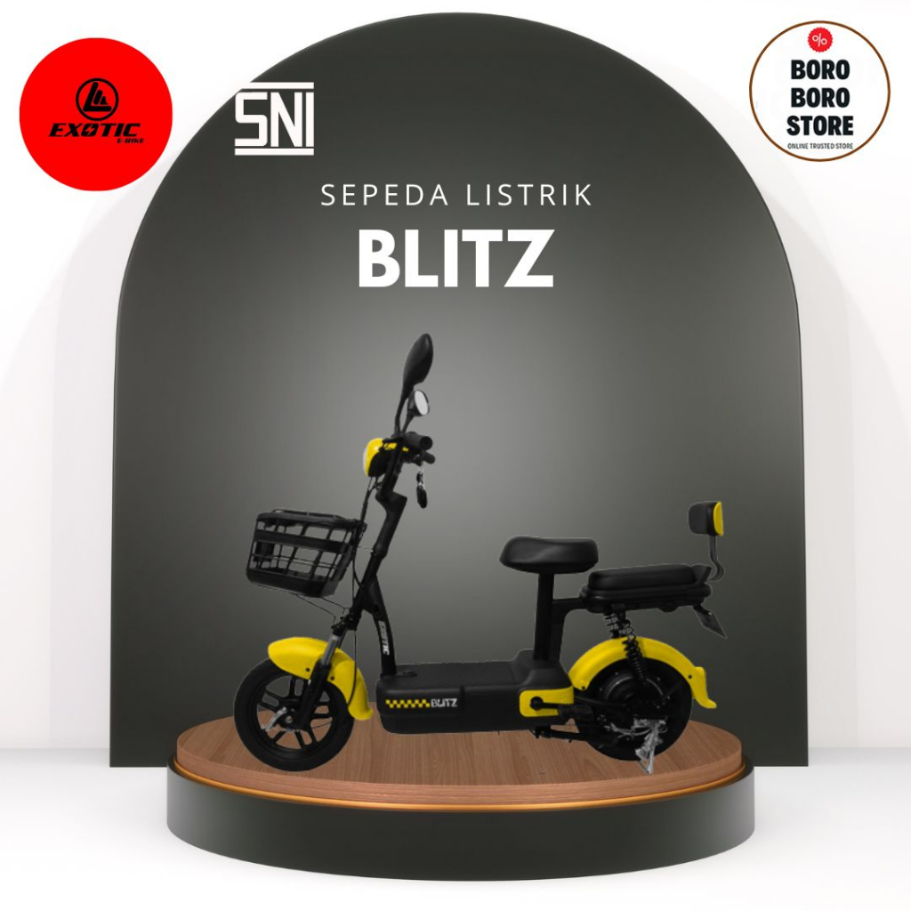 Jual SEPEDA LISTRIK EXOTIC BLITZ Garansi Resmi Pacific Exotic | Shopee ...