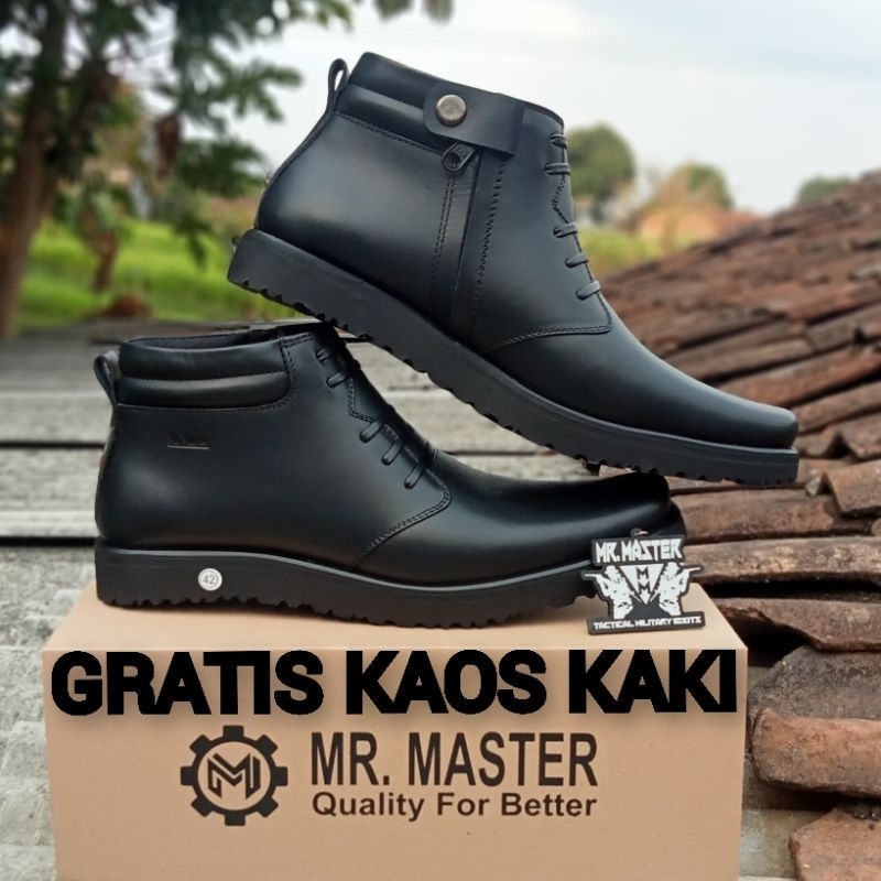 Jual SEPATU PDH KULIT SAPI ASLI MERK MR.MASTER SEPATU PDH DINAS KANTOR ...
