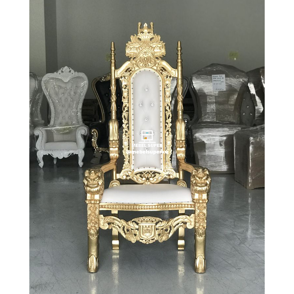 Jual Kursi Sofa Raja Ukiran Luxury Kayu Mahoni Mewah | Shopee Indonesia