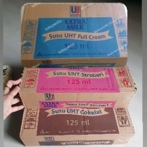 Jual Ultra Milk susu UHT mini ( 1 dus 40 pcs ) rasa COKLAT/STRAWBERRY/ FULL CREAM 125ml | Shopee ...