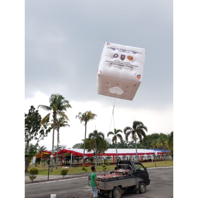 Jual Balon Kotak kubus ukuran 3 x 3 x 3 m custom desain bebas | Shopee ...
