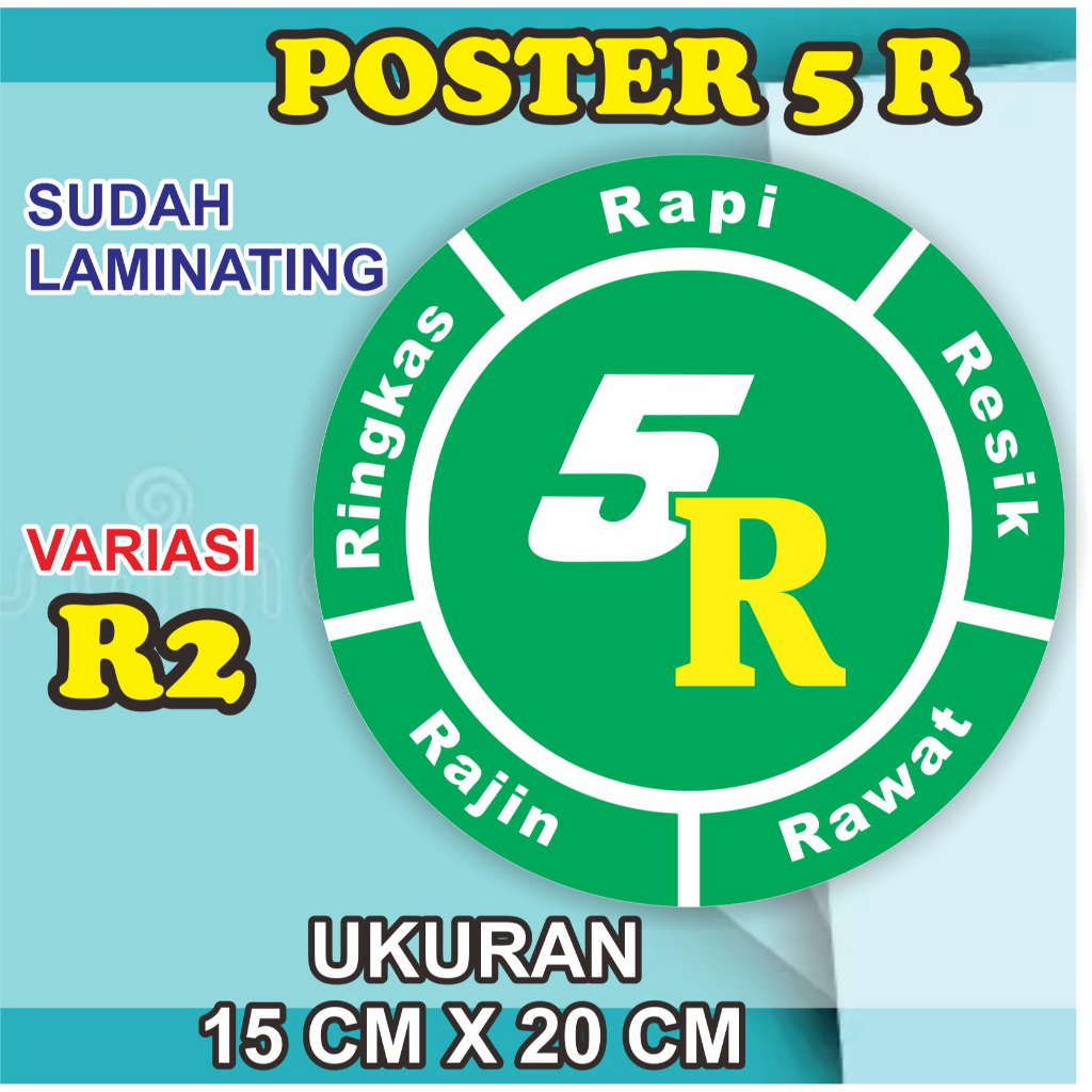 Jual POSTER 5R COCOK UNTUK GUDANG FASILITAS KESEHATAN | Shopee Indonesia