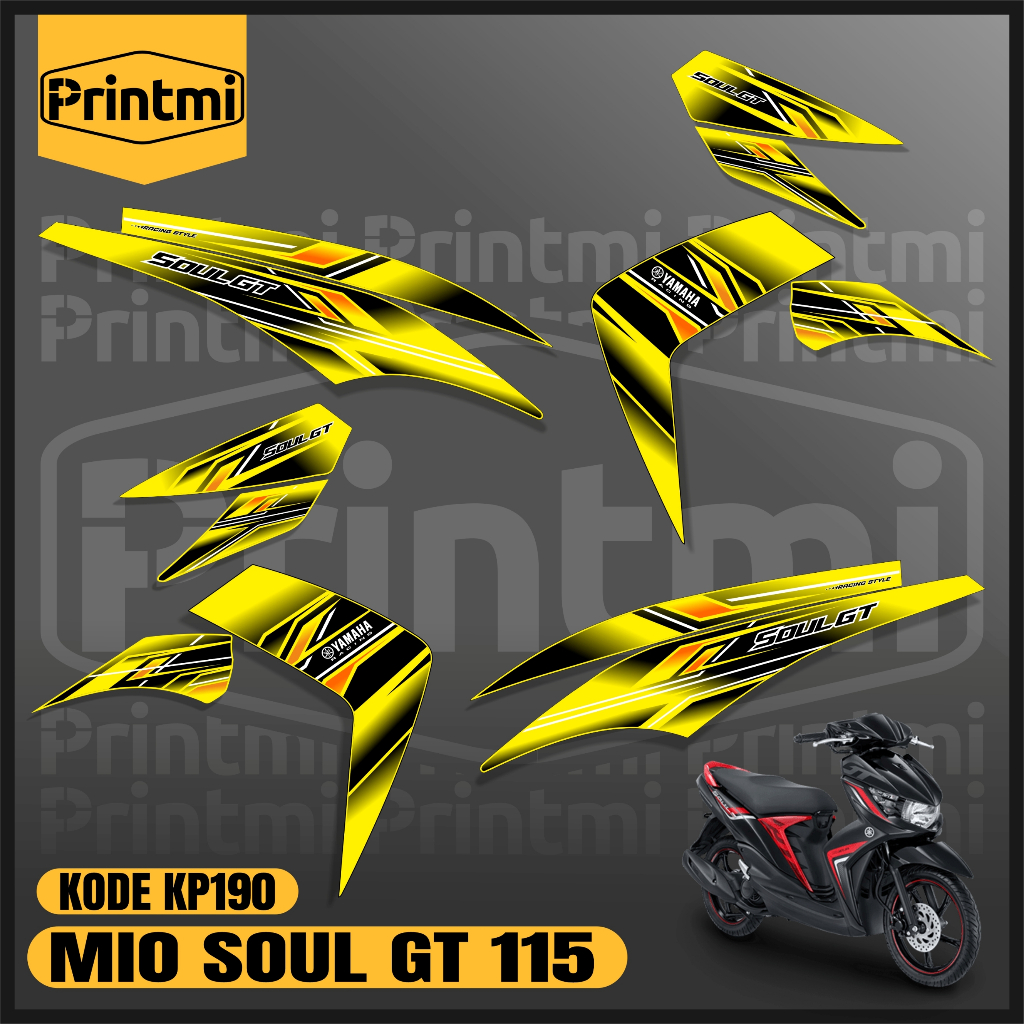 Jual Stiker Striping Motor Mio Soul GT 115 2012-2015 Variasi Racing ...
