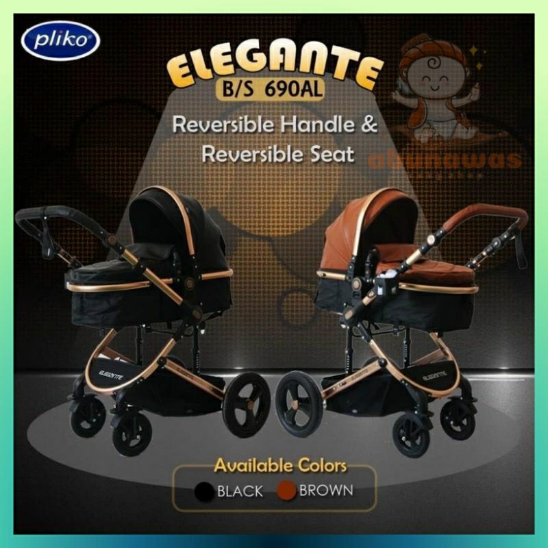 Jual Stroller Bayi Pliko Elegante 690 AL / Kereta Dorong Bayi Pliko ...