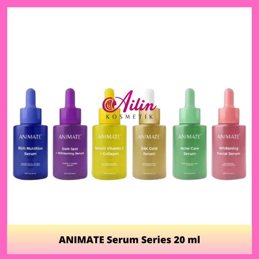 Jual AiLiN ANIMATE Serum Series 20 ml - 24K Gold Serum | Rich Nutrition ...