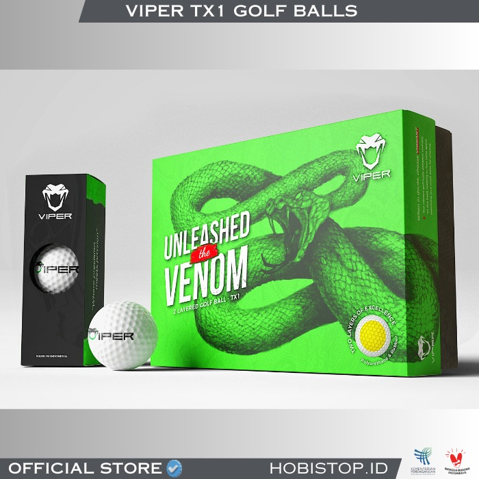 Jual Bola Golf Viper TX1 White 2 Piece Golf Ball | Shopee Indonesia