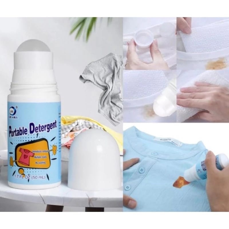 Jual Portable Detergent/stick penghilang noda minyak/Roller pembersih ...