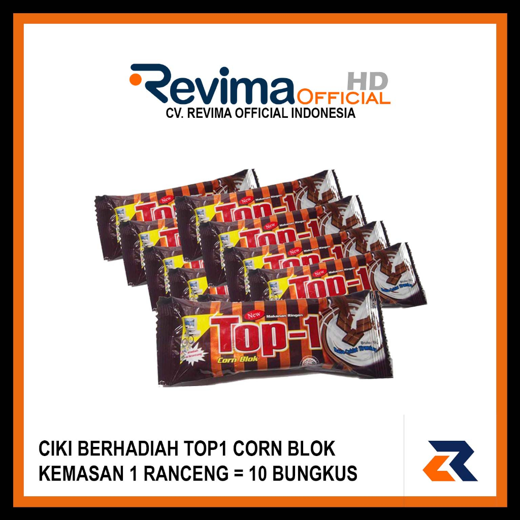 Jual Snack Chiki TOP-1 CORN BLOK BERHADIAH Kemasan 1 PACK isi 10 ...