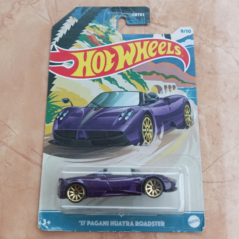 Jual Hot Wheels 17 Pagani Huayra Roadster Ungu Bubble Crack Shopee