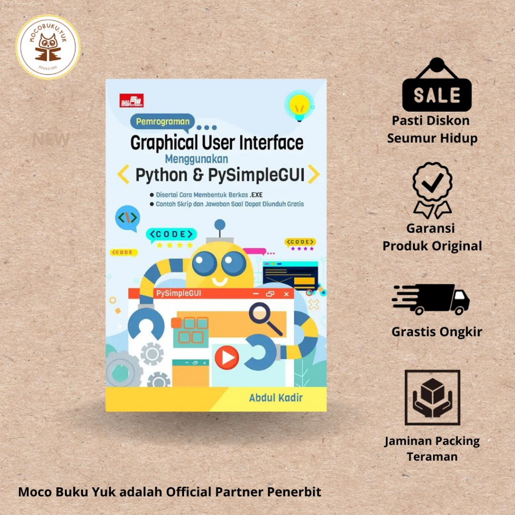 Jual Pemrograman Graphical User Interface Menggunakan Python & PySimpleGUI | Shopee Indonesia