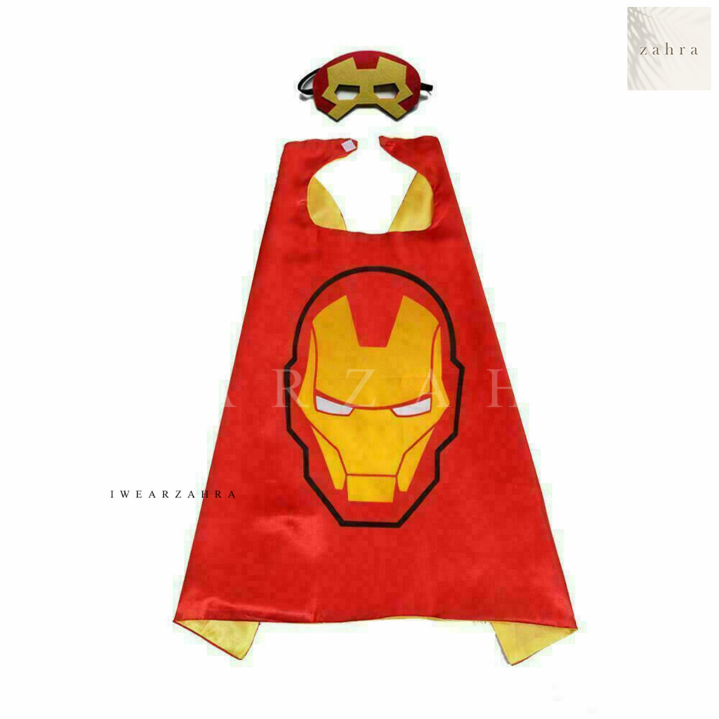 Jual JUBAH TOPENG SUPERHERO - Kostum Cosplay Superman Batman Captain ...
