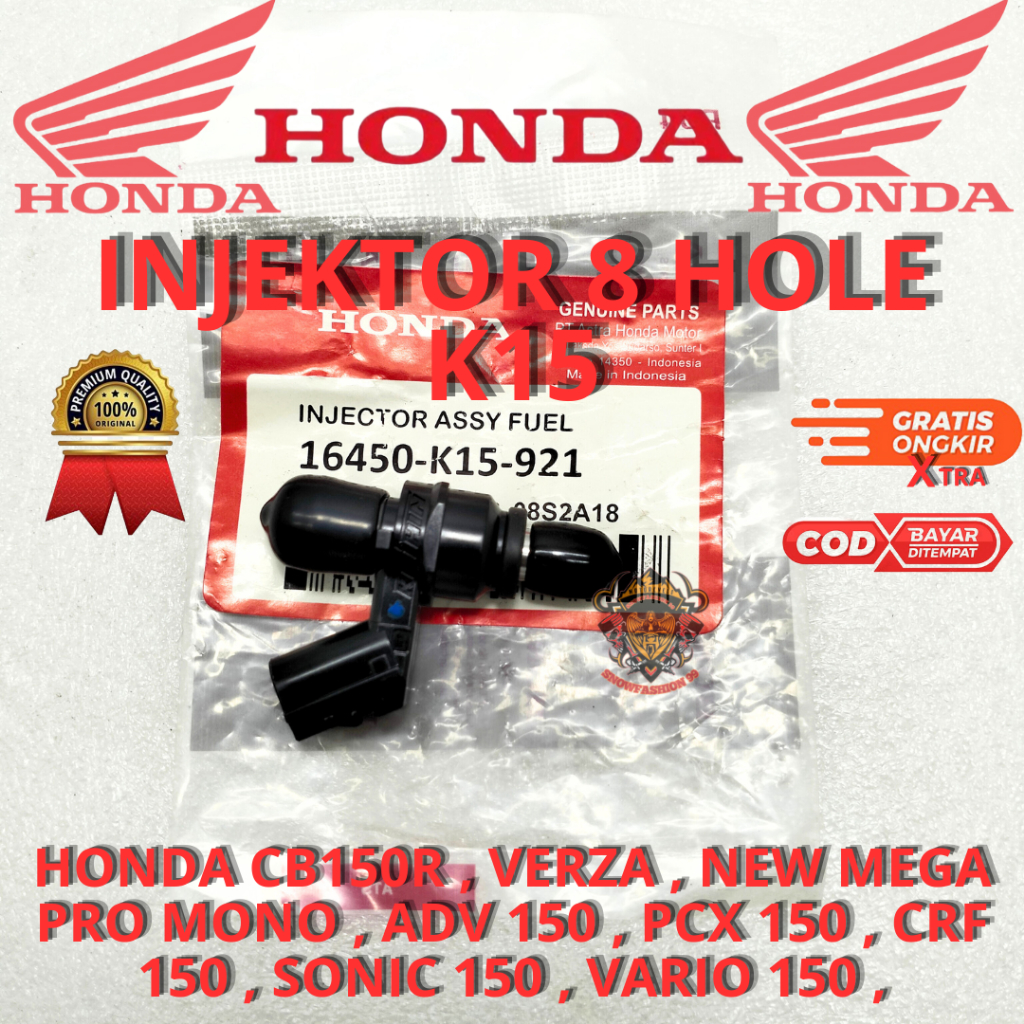 Jual INJEKTOR HONDA CB150R K15 INJECTOR CBR150R ,VERZA , NEW MEGA PRO ...