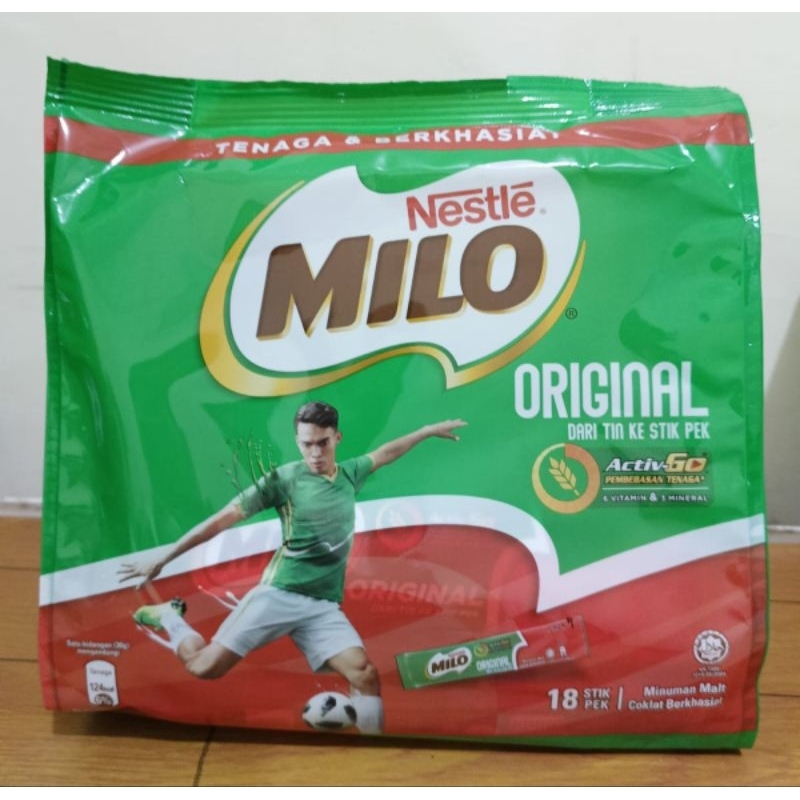Jual Nestle Milo Original Sacet Malaysia / Dari Tin Ke Stick Pek Less ...