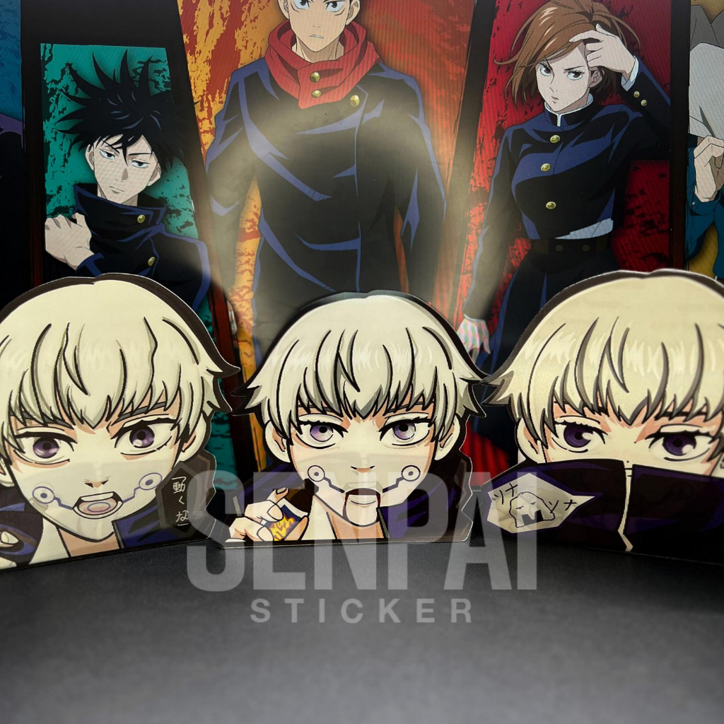 Jual Jujutsu Kaisen SENPAI STICKER Stiker Anime 3D TER MURAH Gojo ...