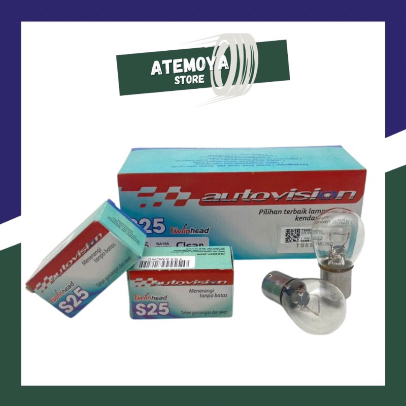 Jual [Atemoya Store] Dop Stop Clear S25 Doubel Motor dan Mobil Autovision. | Shopee Indonesia