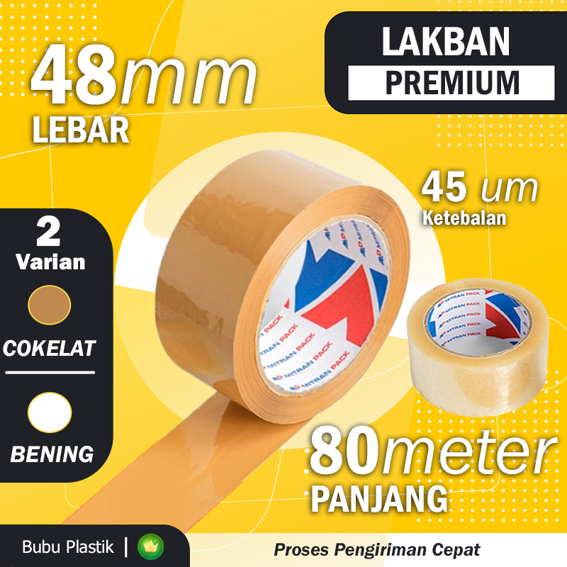 Jual LAKBAN BENING/LAKBAN COKLAT/LAKBAN FRAGILE/LAKBAN CORTAPE/DOUBLE ...