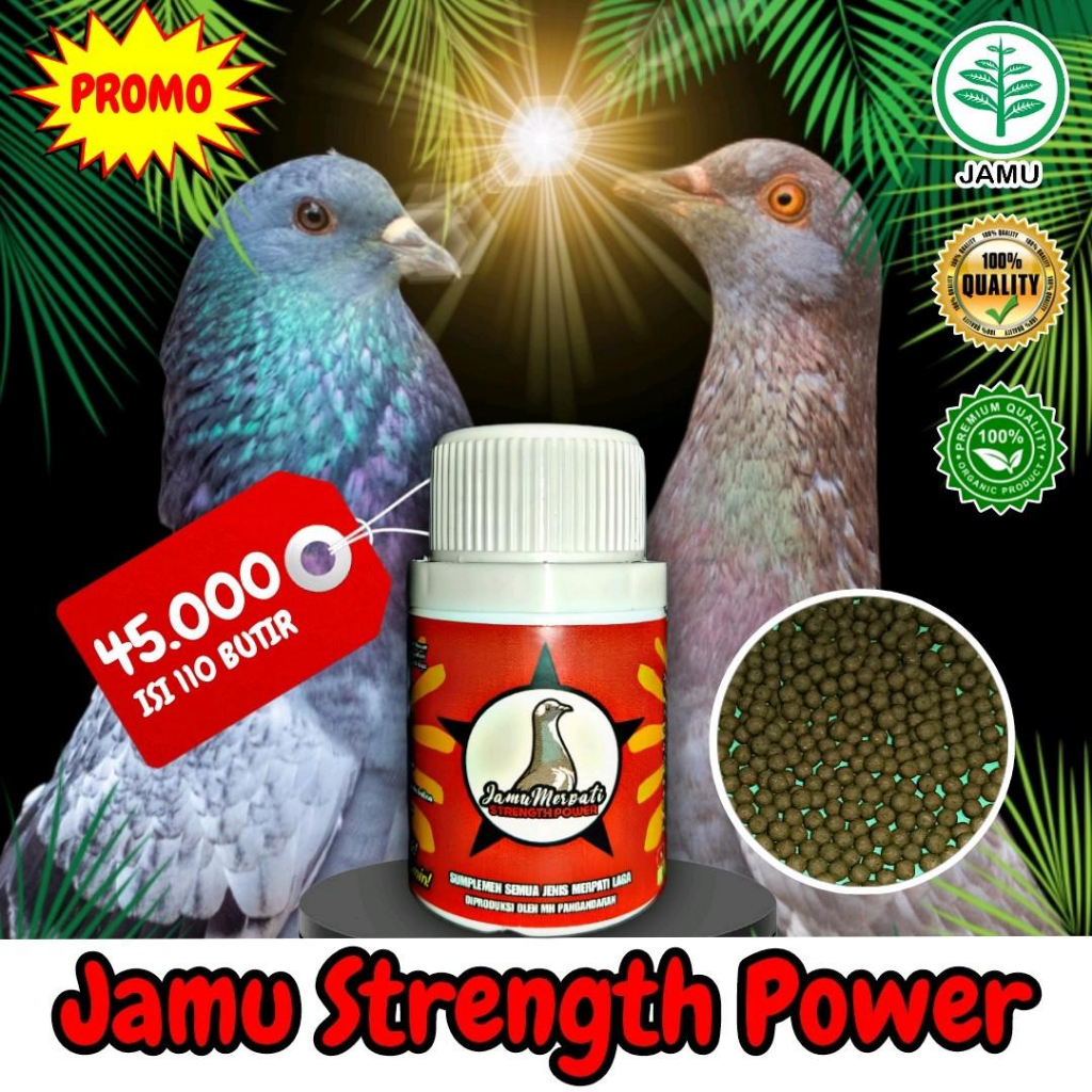 Jual Jamu Merpati Strength Power (Kemasan Baru) | Shopee Indonesia
