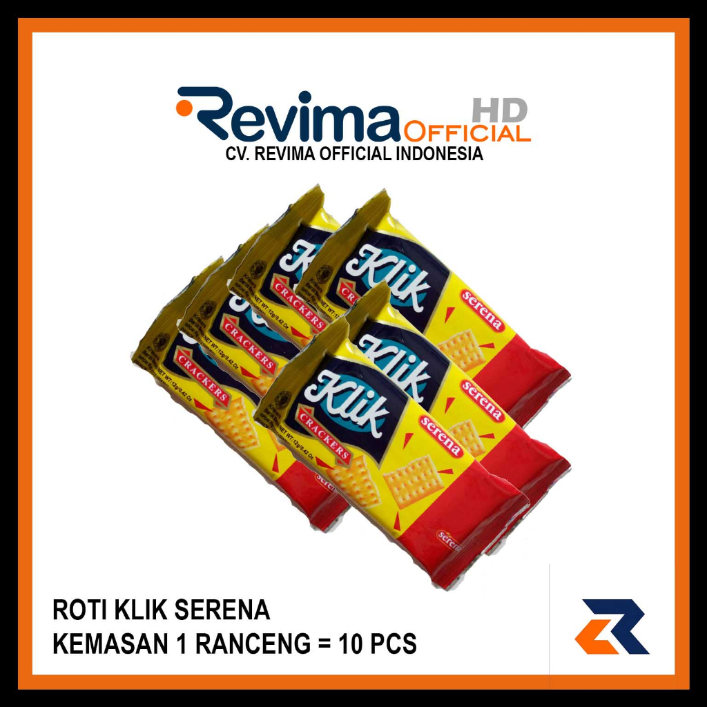 Jual Roti Biskuit SERENA KLIK CRACKER Kemasan 1 Renceng isi 10 Bungkus ...