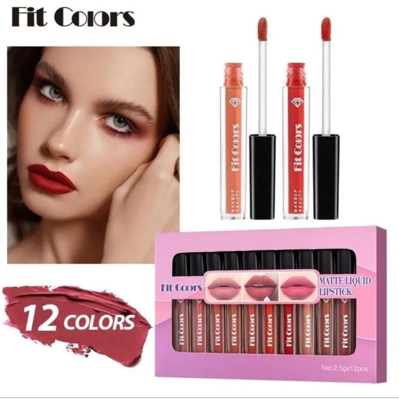 Jual FIt Colors Lip matte isi 12 | Shopee Indonesia