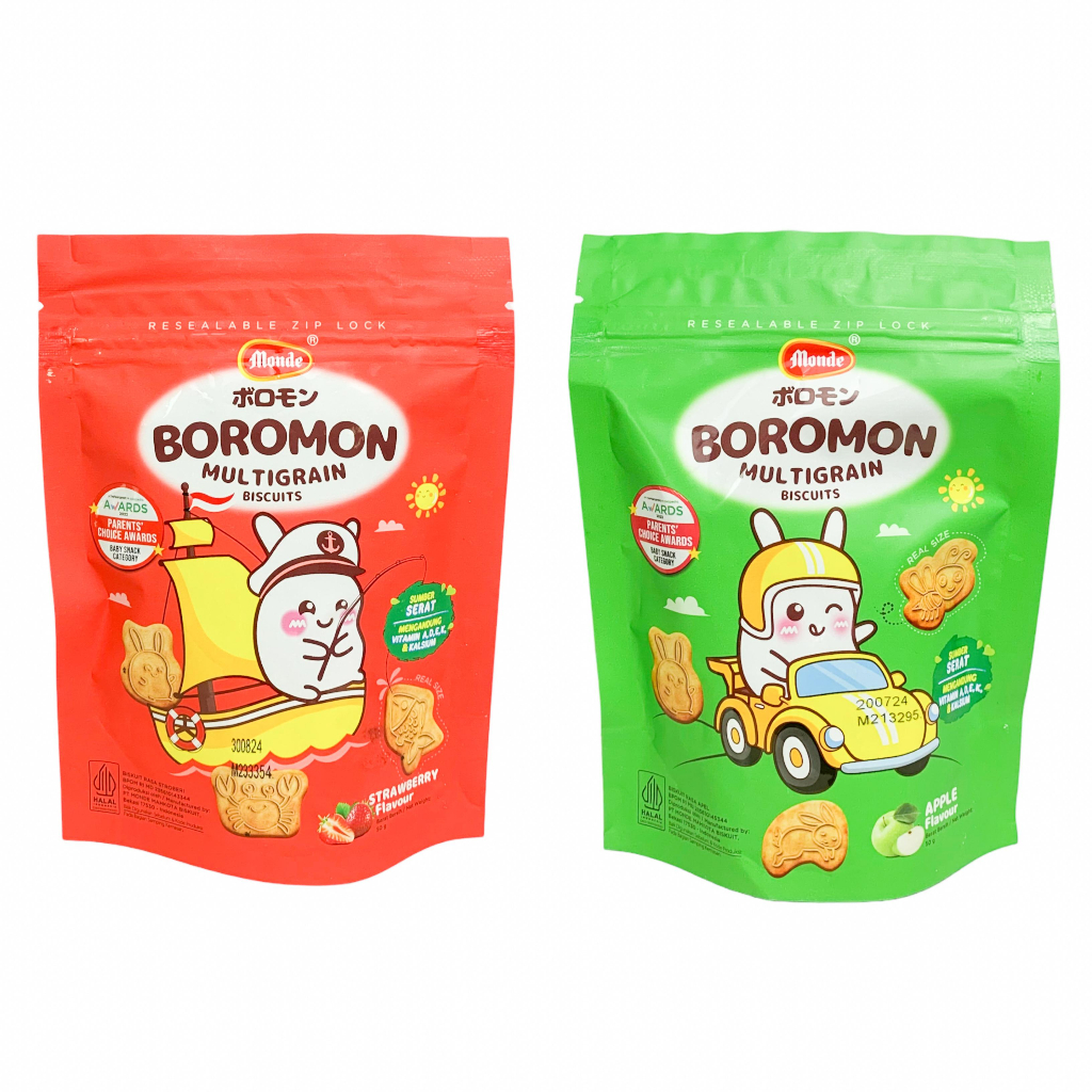 Jual Monde Boromon Multigrain Biscuit 50g | Biskuit Mpasi Bayi | Snack ...