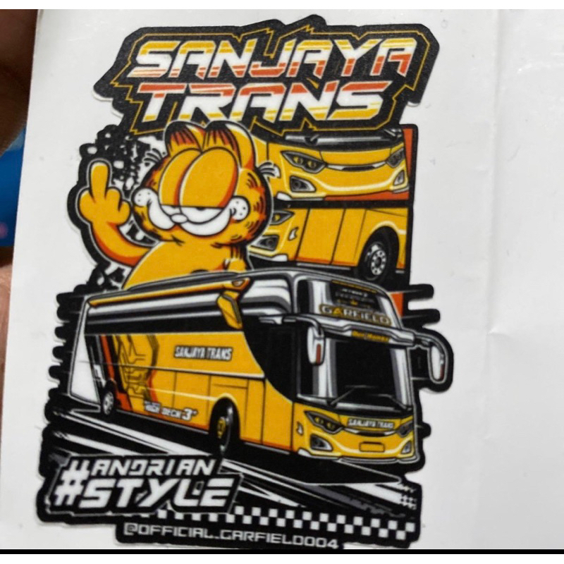 Jual stiker bus sanjaya trans | Shopee Indonesia