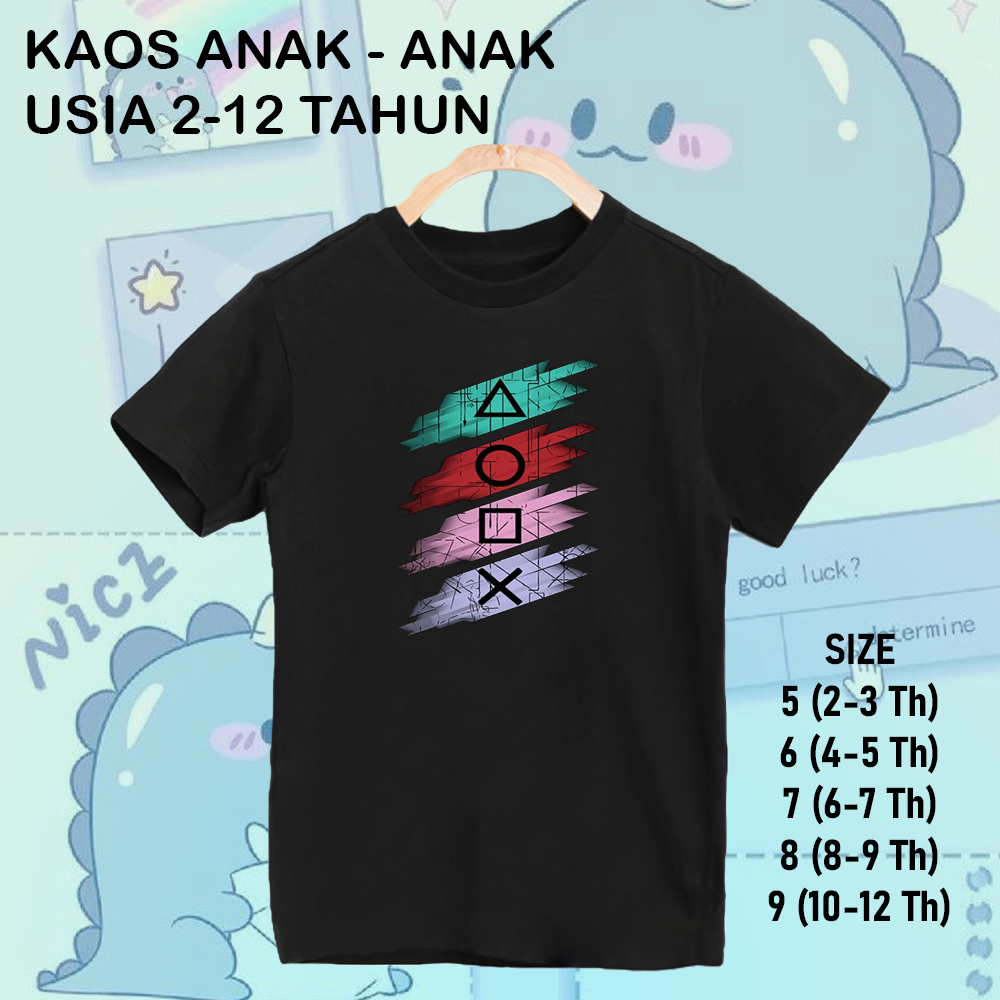 Jual KAOS ANAK ANAK LAKI LAKI GAMBAR KARTUN STIK CONTROLLER KONTROLER ...