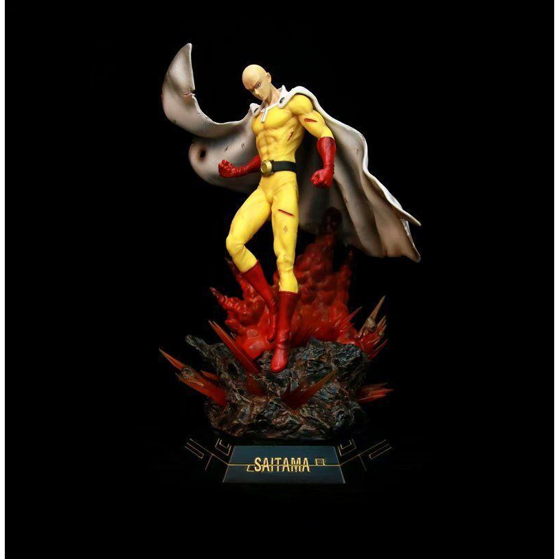 Jual Action Figure One Punch Man Saitama Lucky Kay Studio LED | Shopee ...