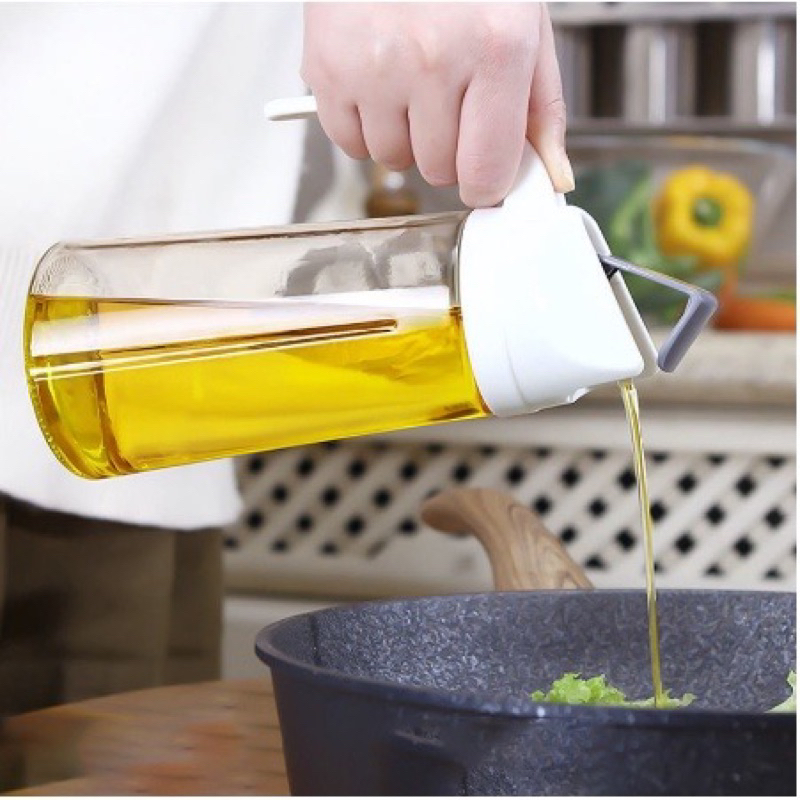 Jual Botol Kaca Minyak Goreng 630ml / Bottle Oil Pot 630 ml Wadah ...