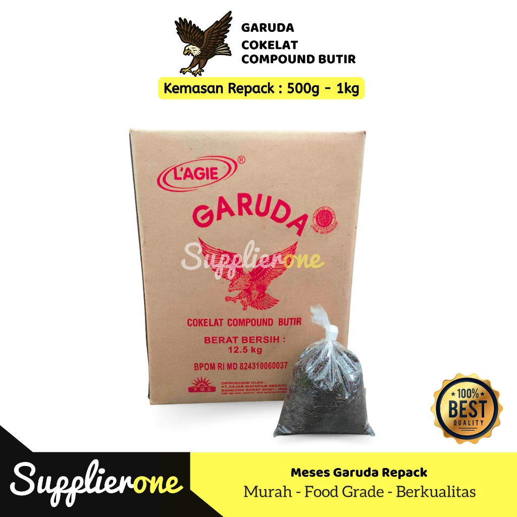 Jual Meses Garuda Cokelat / Meses Cokelat Kiloan / Meses cokelat Repack ...