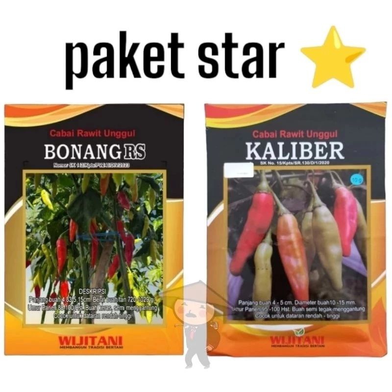 Jual benih cabe rawit BONANG RS + KALIBER - paket benih cabai rawit ...
