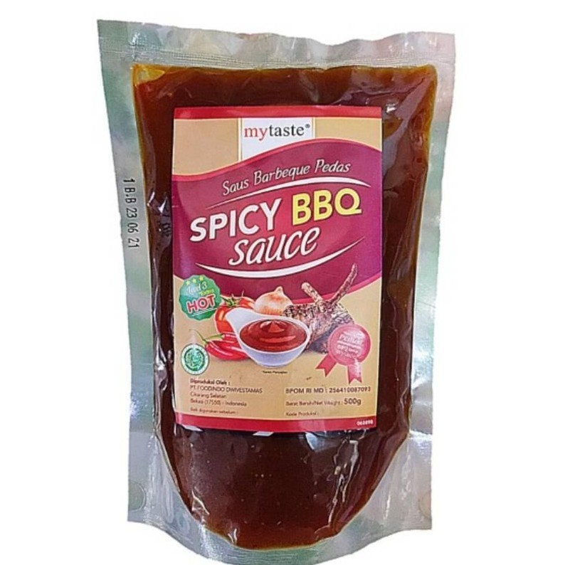 Jual My Taste Sauce Barbeque Spicy Level 3 500gr | Shopee Indonesia
