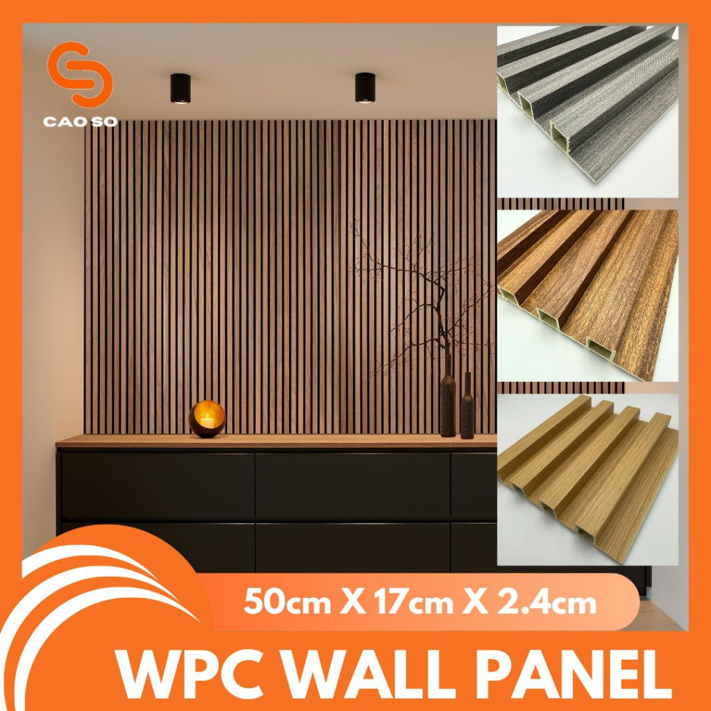 Jual WPC wallPanel 50 cm Dekorasi Dinding Kayu | Wall Panel Wood panel 3M 3D 50cm X 17cm CAOSO ...