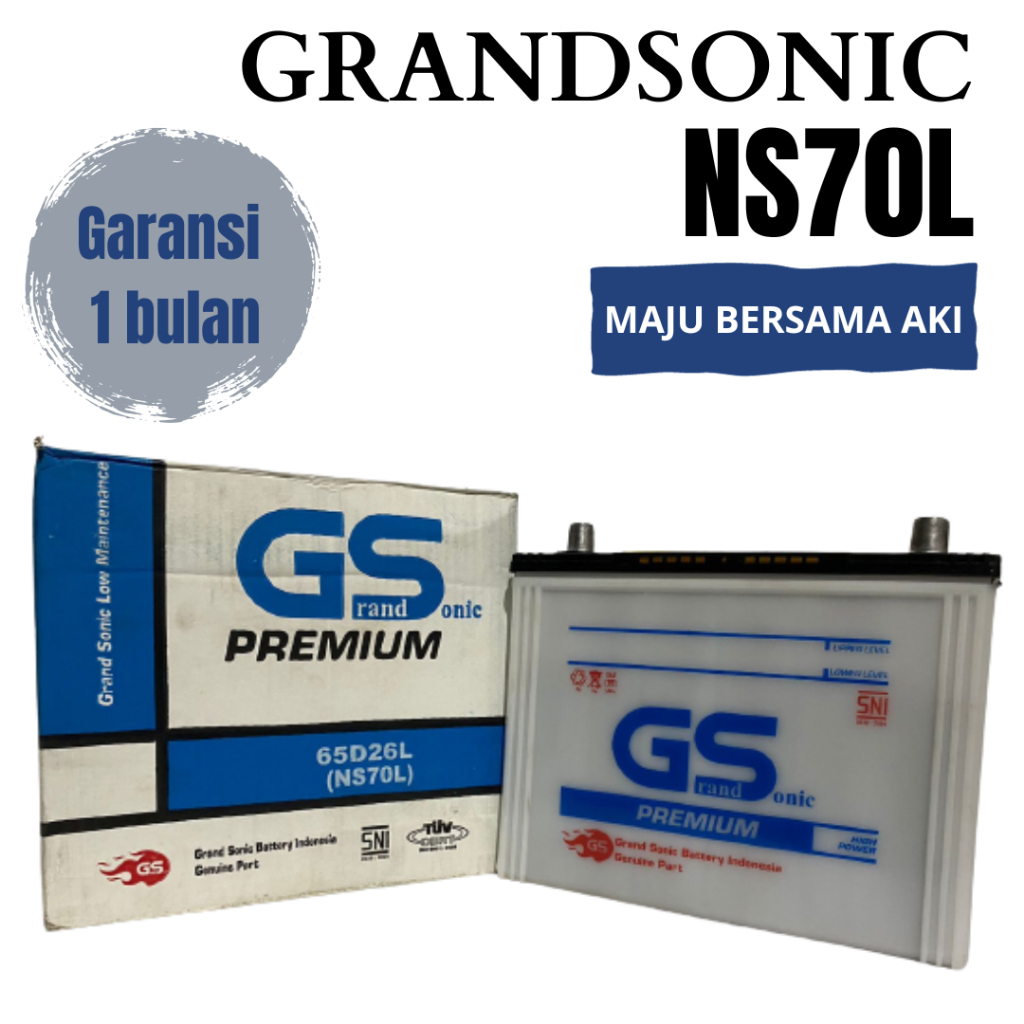 Jual Aki Basah Mobil Toyota Fortuner Bensin + Prado NS70L (65D26L) GrandSonic LM | Shopee Indonesia