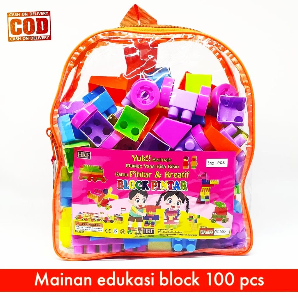 Jual [ITROLSP ] Mainan Edukasi Anak Lego Susun Balok DIY Building ...