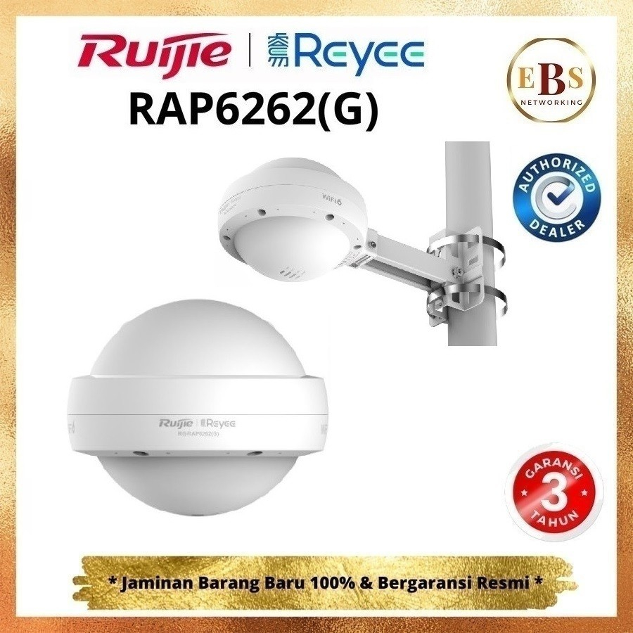 Jual Ruijie RAP6262G RG-RAP6262(G) RAP6262 Wi-Fi 6 Outdoor Access Point ...