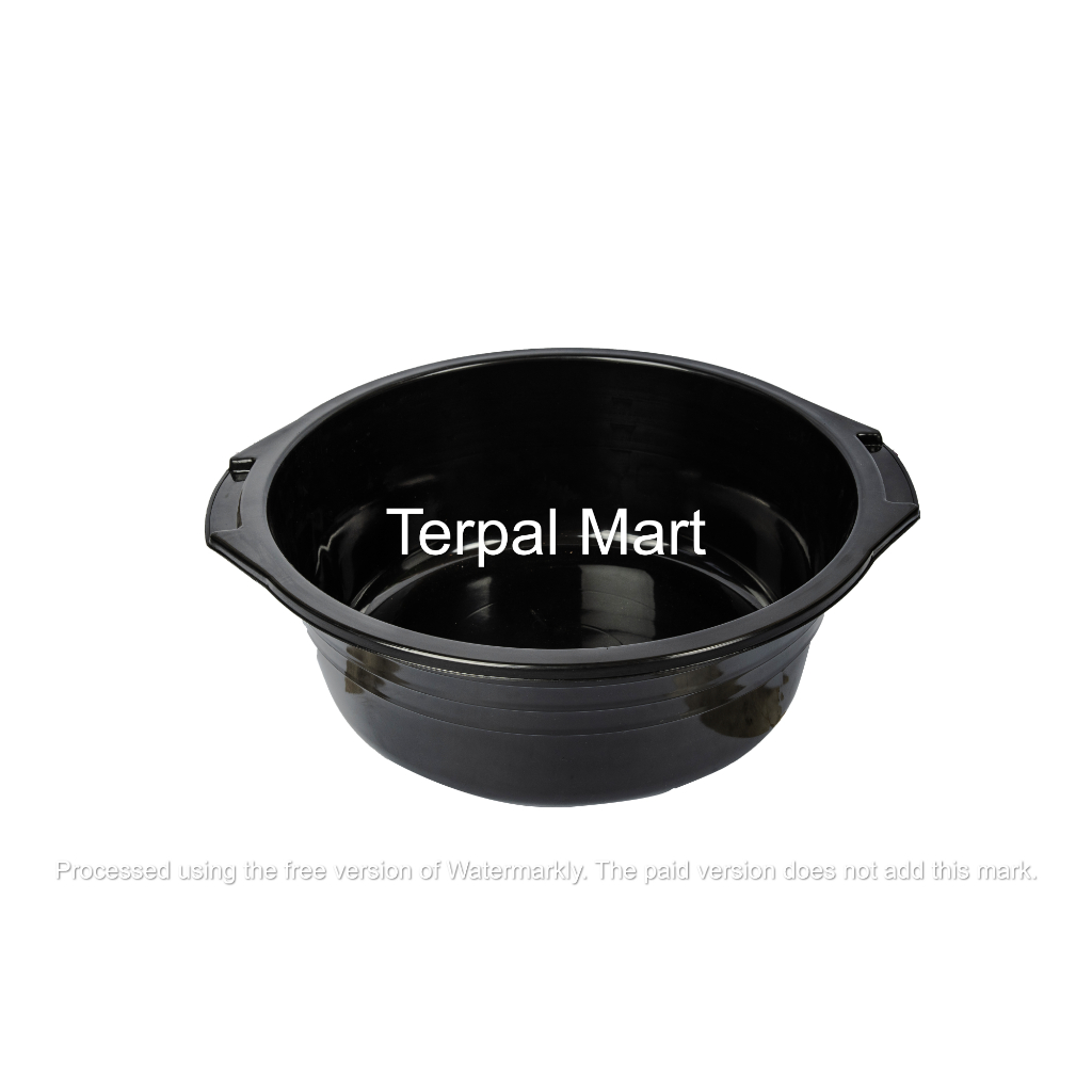 Jual Bak Mandi Memble Hitam Susan Diameter 24 s/d 32 cm | Shopee Indonesia