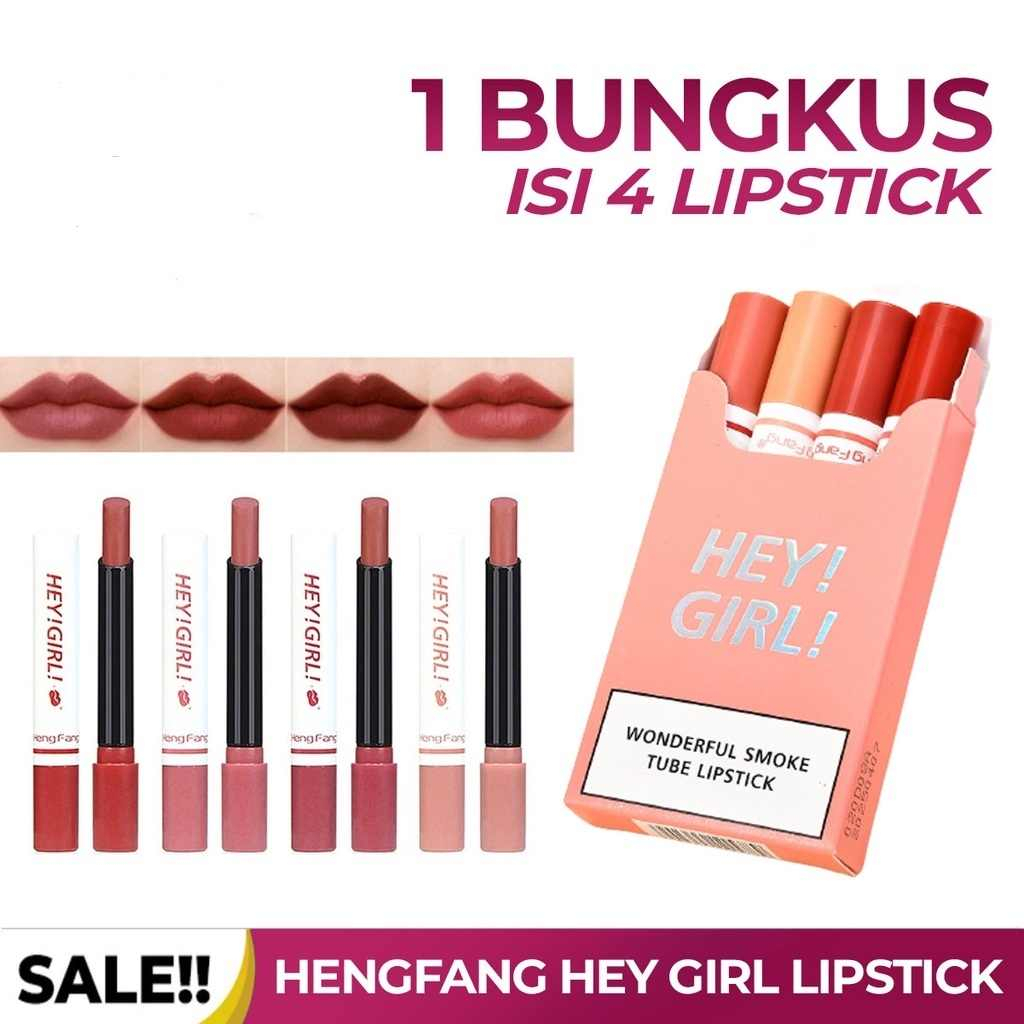 Jual HENGFANG HEY GIRL!! Wonderful Smoke Lips | Shopee Indonesia
