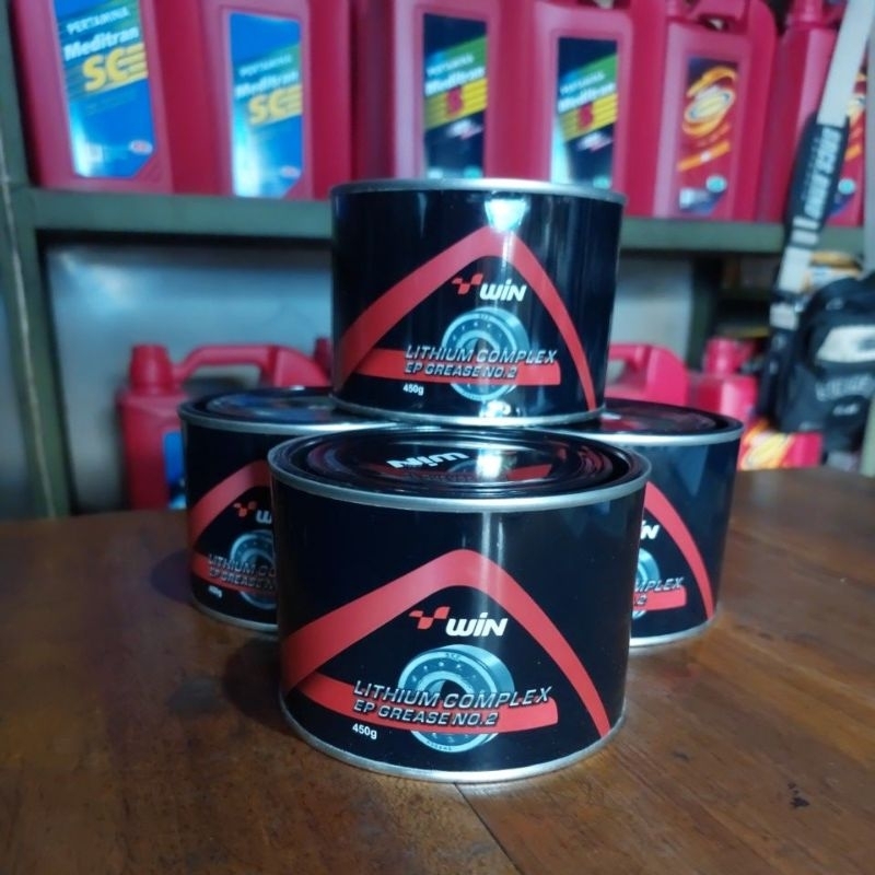 Jual Pelumas Gemuk Grease Stempet WIN Lithium Complex EP 450gr - 9712 ...