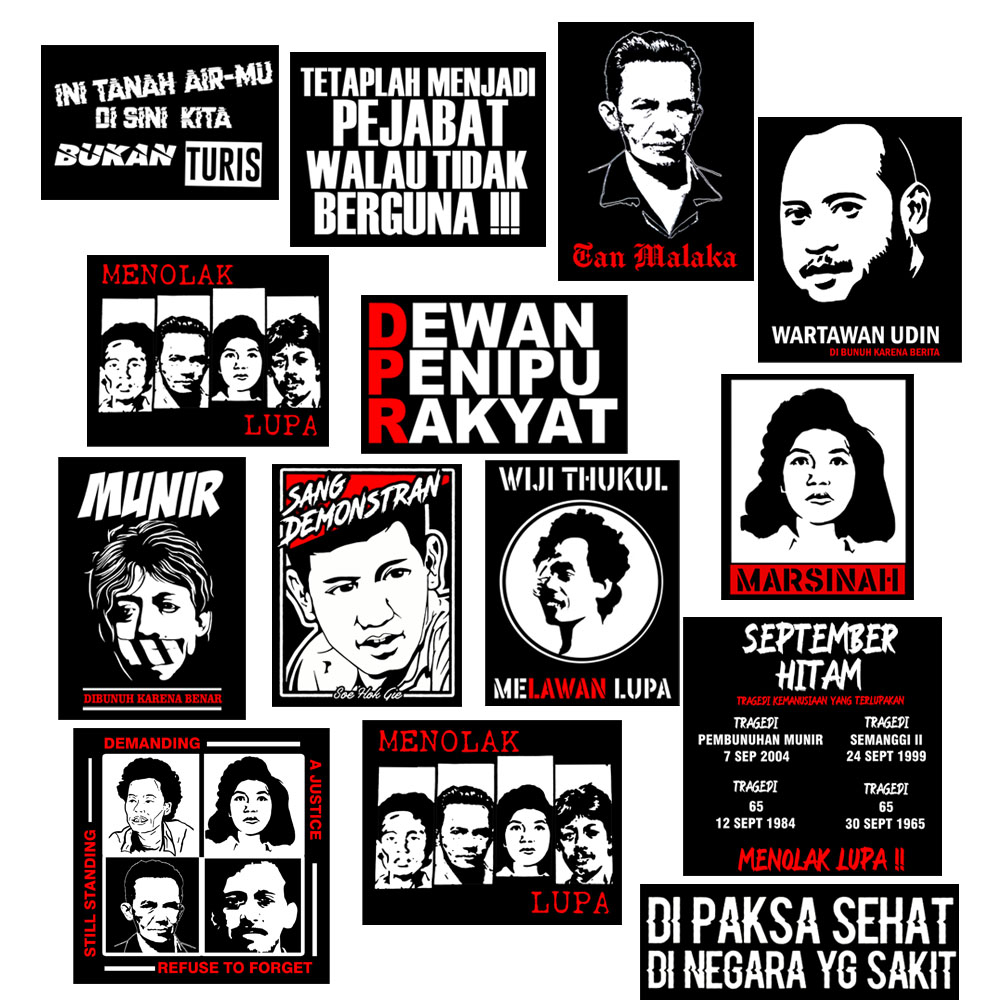 Jual STIKER TOKOH STIKER AKTIVIS | Shopee Indonesia