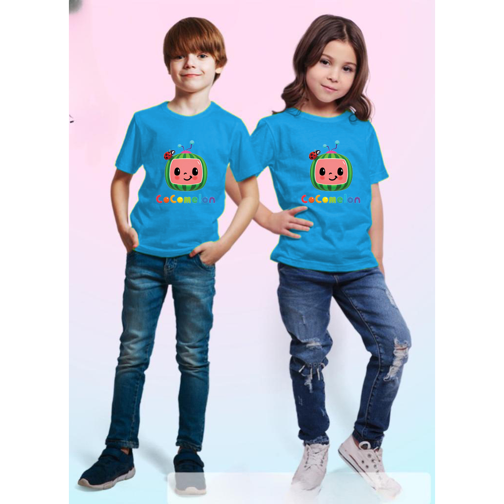 Jual kaos oblong distro anak-anak cocomelon / baju atasan anak unisex ... Jual kaos oblong distro anak-anak cocomelon / baju atasan anak unisex ...