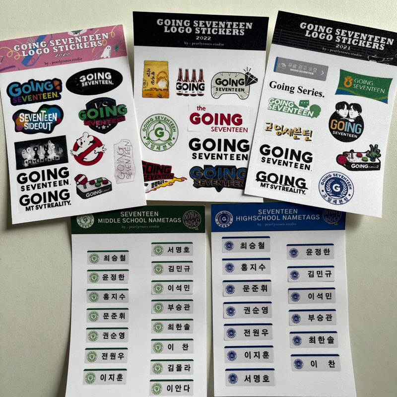 Jual Going Seventeen Logo & Meme Stickers | Shopee Indonesia