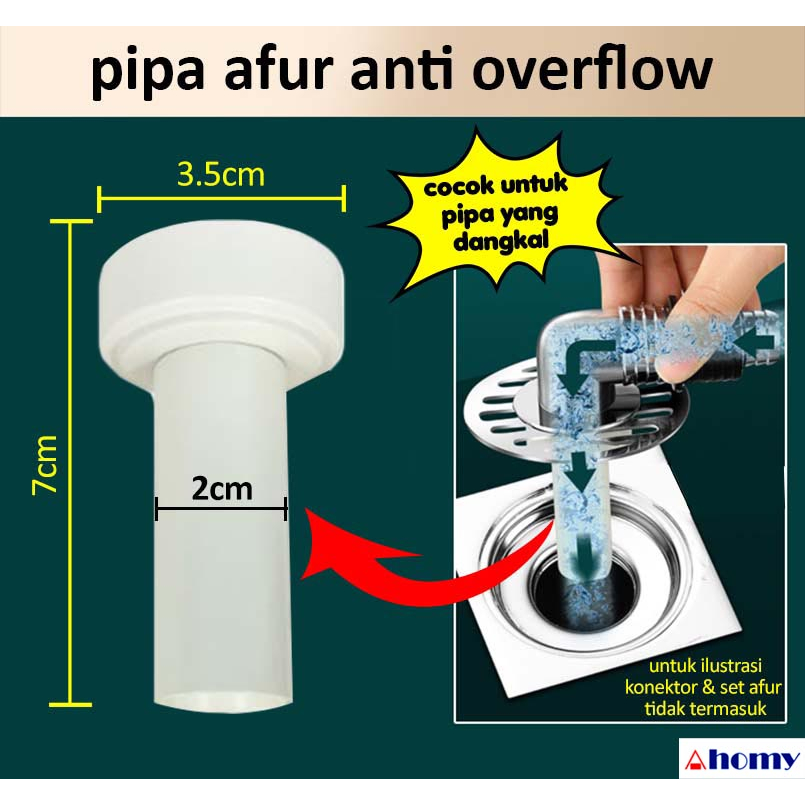 Jual pipa afur anti overflow konektor selang pembuangan mesin cuci ...
