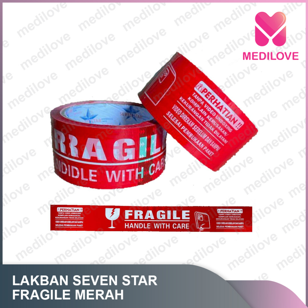 Jual LAKBAN FRAGILE 48 X 100Y / LAKBAN FRAGILE 45X100y / LAKBAN ...