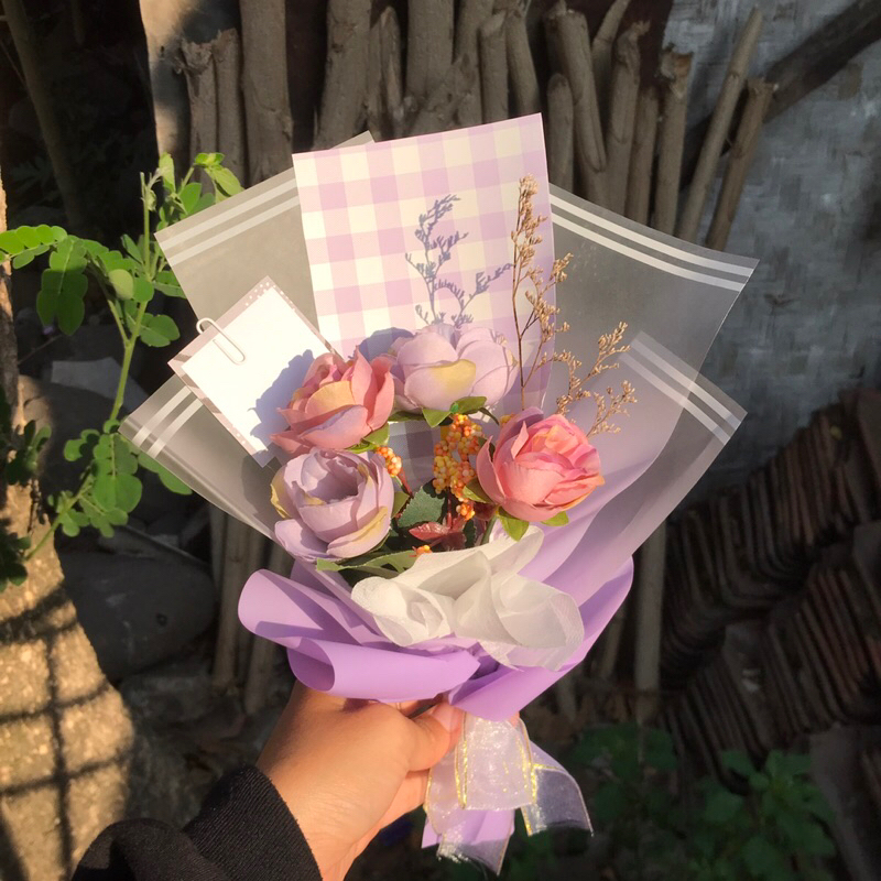 Jual Buket Mini artificial -+25cm | Shopee Indonesia
